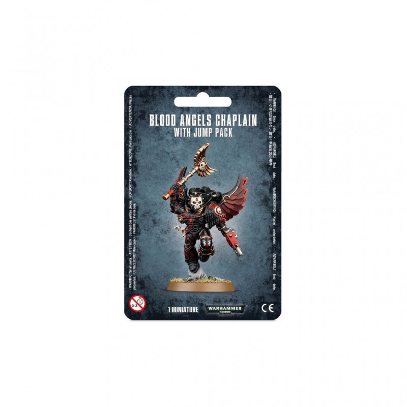 Blood angels - chaplain with jump pack - La Crypte du Jeu